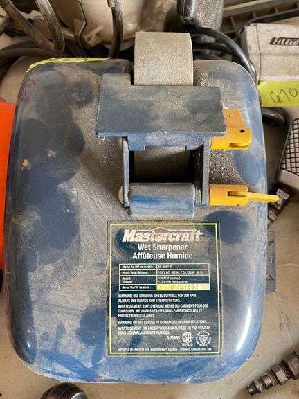 MASTERCRAFT WET SHARPENER MODEL 55-3504-4, SN W024252 - Wild Rose ...
