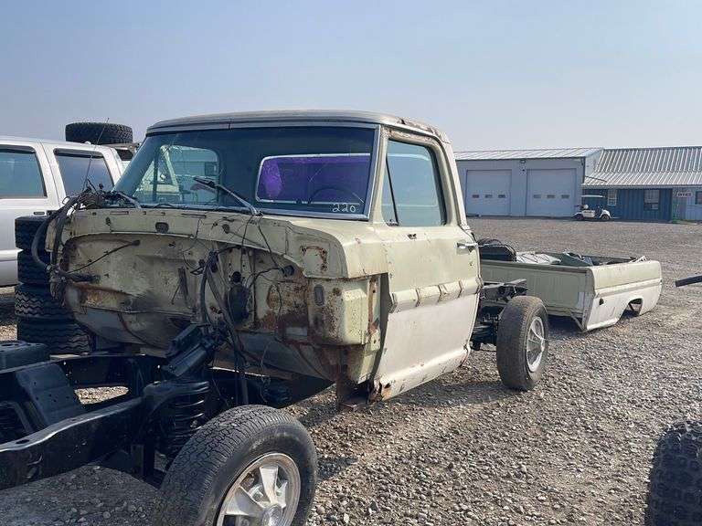 1970 FORD F100 XLT RANGER, PROJECT TRUCK /W BOX - Wild Rose Auction ...