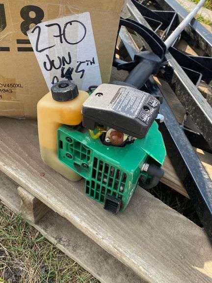 PALLET W/ STAIR RUNNER - 4 STEP, WEED WACKER, BOX OF MONROE SHOCKS, 4 ...