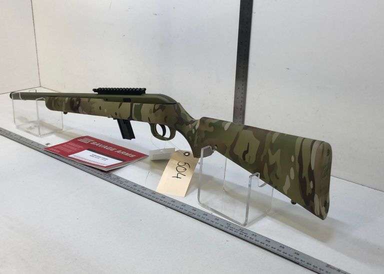 SAVAGE MOD 64, .22CAL SEMI-AUTO RIFLE, W/MAG, FLUTED, HEAVY BARREL ...