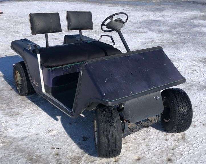 1984 EZEEGO GOLF CART, GAS, SERIAL# 333795, MANUFACTURE CODE: H1984 ...