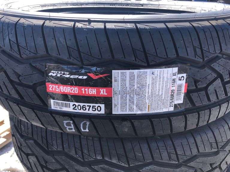 4 - NITTO NT420V TIRES, NEVER MOUNTED, SIZE 275/60R20 116H XL - Wild ...