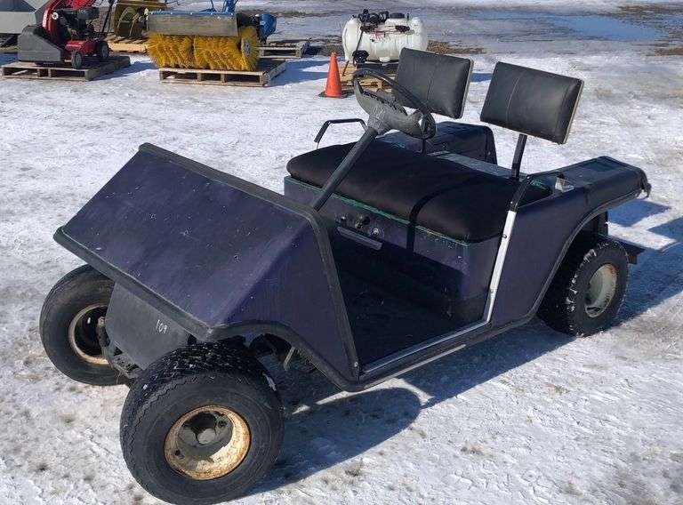 1984 EZEEGO GOLF CART, GAS, SERIAL# 333795, MANUFACTURE CODE: H1984 ...