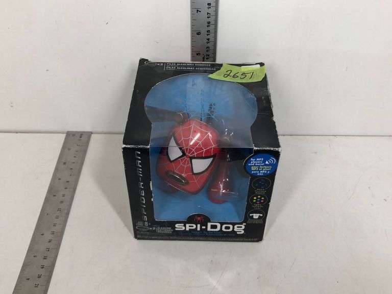 SPI-DOG MP3 PLAYER W/ LIGHTS & MOVEMENT - Wild Rose Auction Services