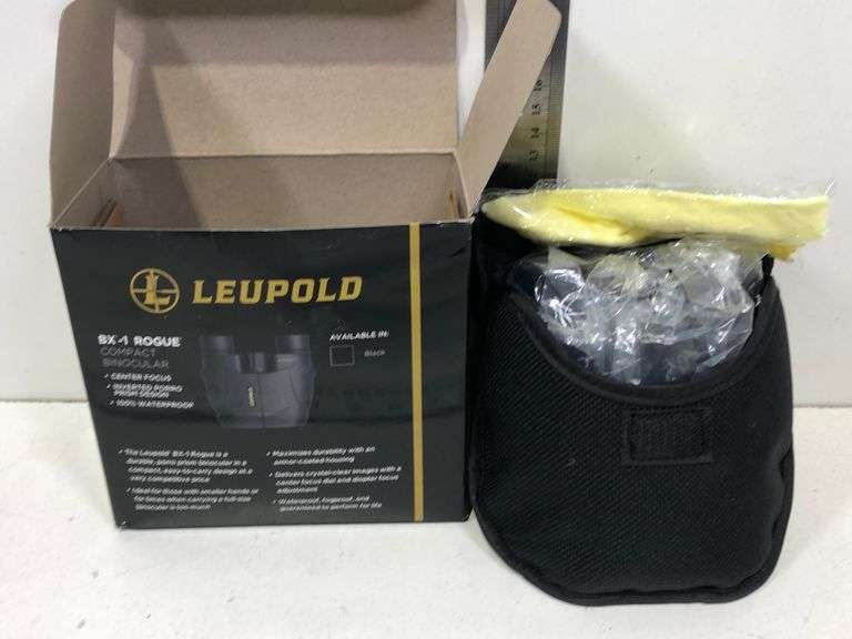 LEUPOLD BINOCULAR BX-1 ROGUE 10X25MM - Wild Rose Auction Services