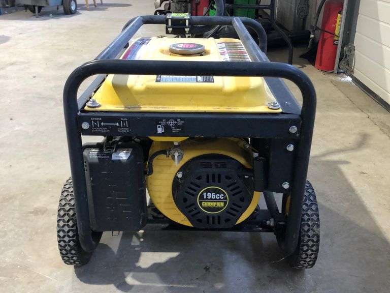GENERATOR, CHAMPION 4000, MODEL#46551, 60HZ, 120V, 25AMPS, 3000W - Wild ...