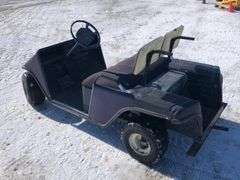 1984 EZEEGO GOLF CART, GAS, SERIAL# 333795, MANUFACTURE CODE: H1984 ...
