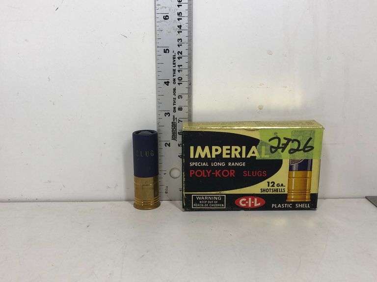 IMPERIAL SPECIAL LONG RANGE 12 GA ROLY-KOR SLUGS, 4 SLUGS - Wild Rose ...