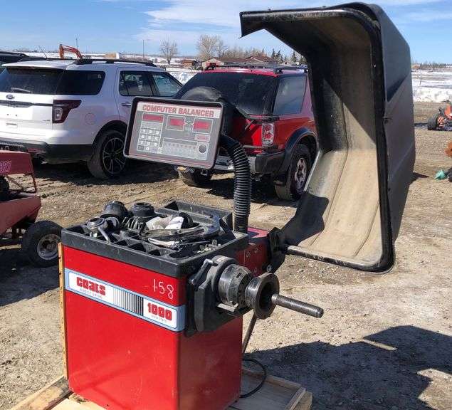 COMPUTER BALANCER FOR TIRES, COATS DRIVE DRIVE 1000 SOLID STATE - Wild ...