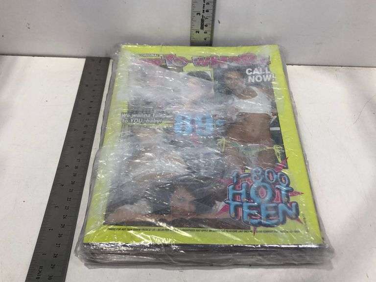 MISC MIXED TITLES ADULT MAGAZINES APPROX 10 - Wild Rose Auction Services