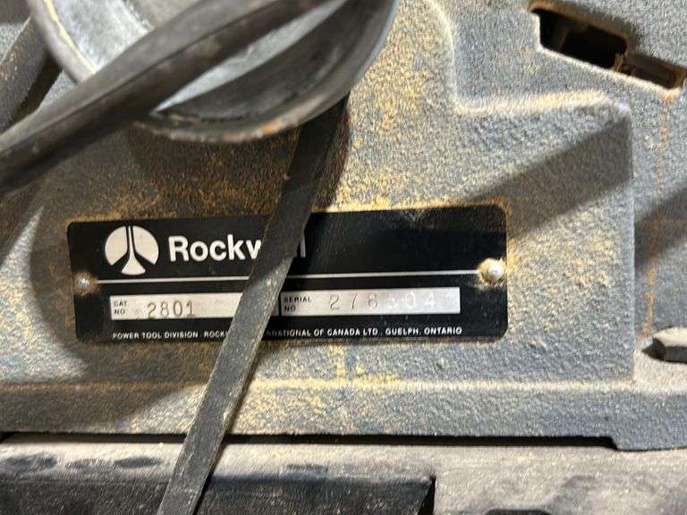 ROCKWELL BEAVER PLANER, MODEL#2801, SR#276504, Approx. 22"X27"X36 ...