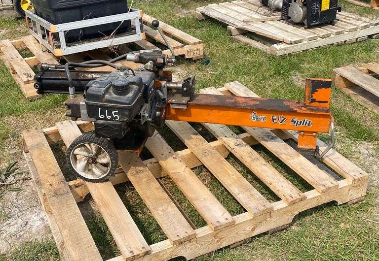 BRAVE EZ SPLIT, LOG SPLITTER, GAS POWERED 3.5HP, BRIGGS&STRATTON - Wild ...