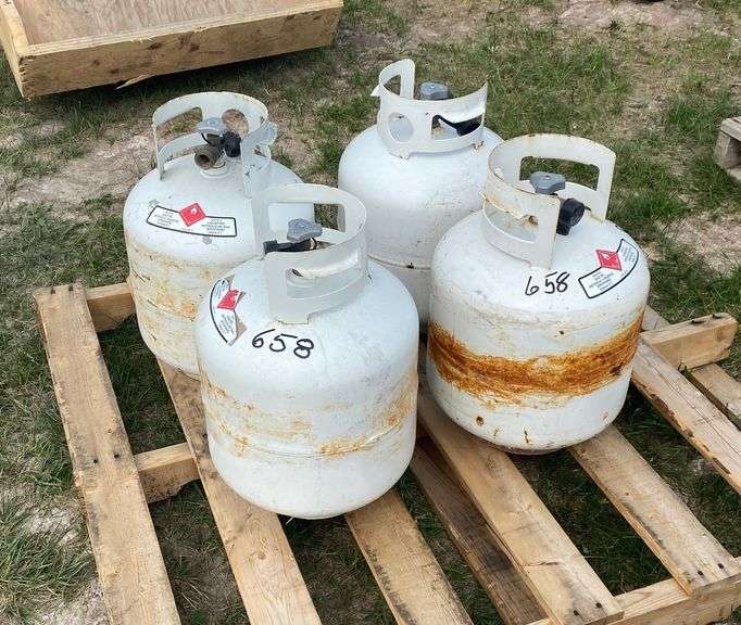 (4) CLASS 2.1 PROPANE TANKS, DATE ON TANKS: 06/15 - Wild Rose Auction ...