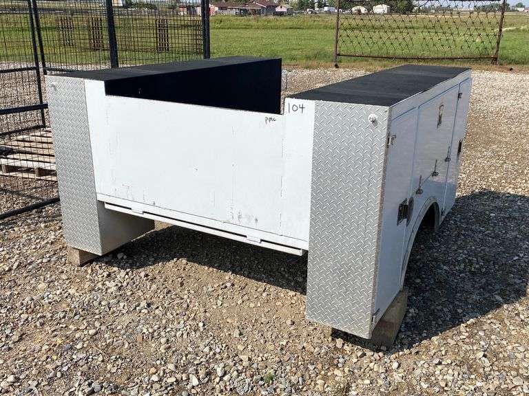SERVICE TRUCK BODY CABINET, FITS SHORTBOX PICKUP TRUCKS, Approx. 6'5" X ...