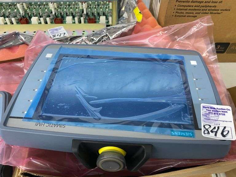 SIEMENS MONITOR PANELS SIMIMATIC KTP900F HMI - World Wide Auction Inc