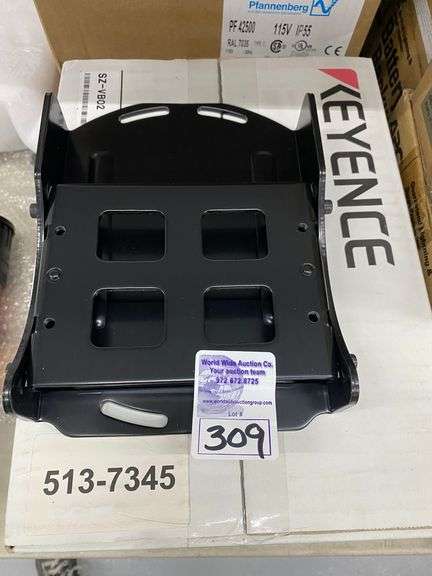 KEYENCE LASER CAMERA MOUNTING BRACKET - World Wide Auction Inc