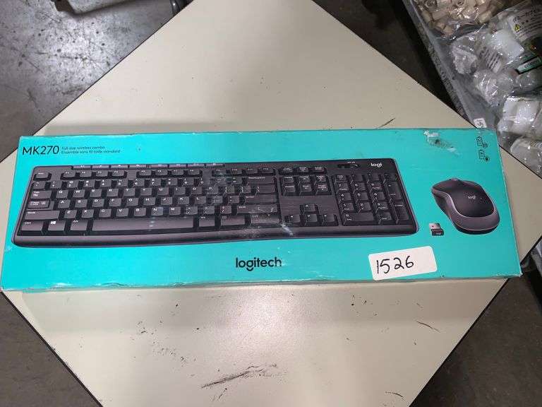 LOGITECH MK270 FULL SIZE WIRELESS KEYBOARD - World Wide Auction Inc