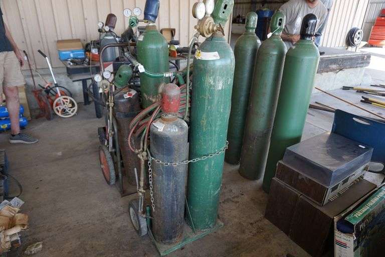 Cutting torch kit with cart - World Wide Auction Inc