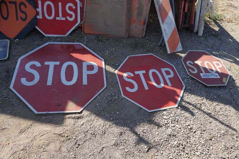 Stop sign - World Wide Auction Inc