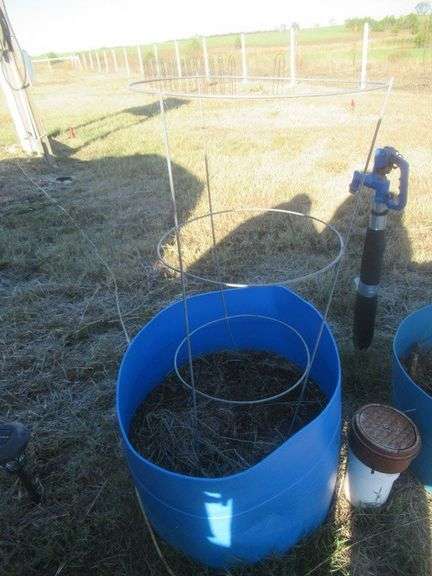 ASSORTED PLANTERS CONTAINERS AS PICTURED WATER SPICKET VALVE NOT ...