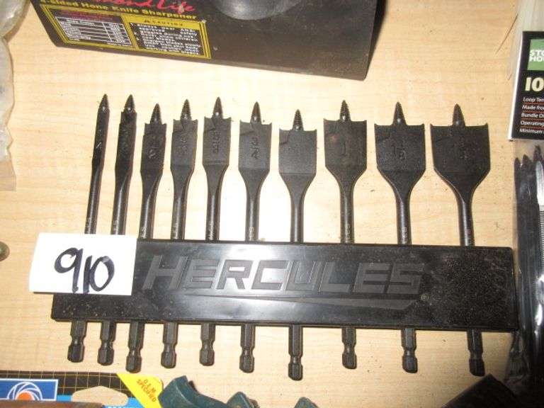 HERCULES WOOD DRILL BIT SET - World Wide Auction Inc