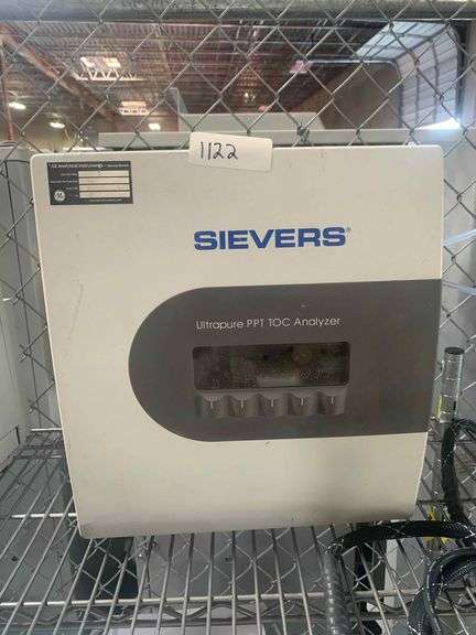 SIEVERS MODEL PPT-TOC ULTRAPURE PPT TOC ANALYZER - World Wide Auction Inc