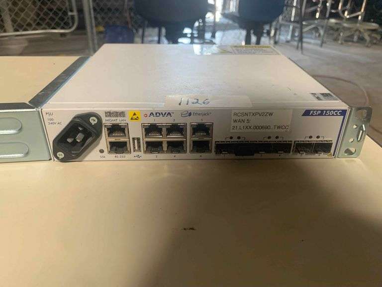 ADVA FPS 150CC FPS150CC-GE114 GIGABIT SWITCH - World Wide Auction Inc