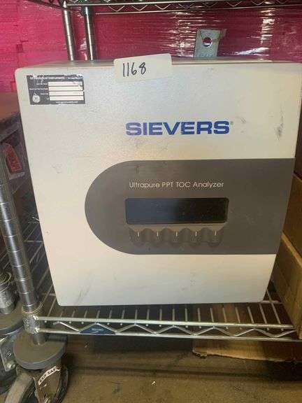 SIEVERS MODEL PPT-TOC ULTRAPURE PPT TOC ANALYZER - World Wide Auction Inc