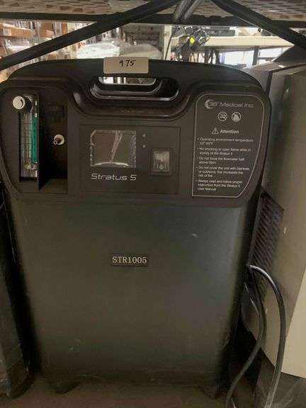STRATUS 5 STR1005 ROLLAROUND OXYGEN CONCENTRATOR - World Wide Auction Inc
