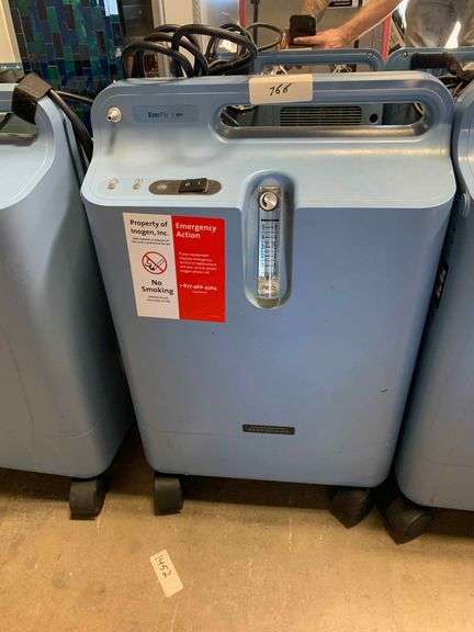 RESPIRONICS EVERFLOW OPI ROLLAROUND OXYGEN CONCENTRATOR - World Wide ...