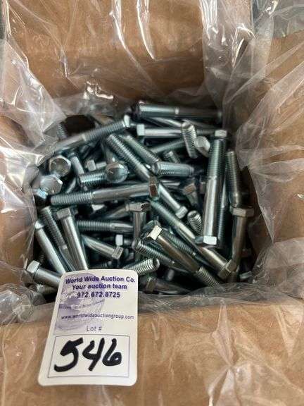HARDWARE NUMBER 8 HEX HEAD BOLTS - World Wide Auction Inc