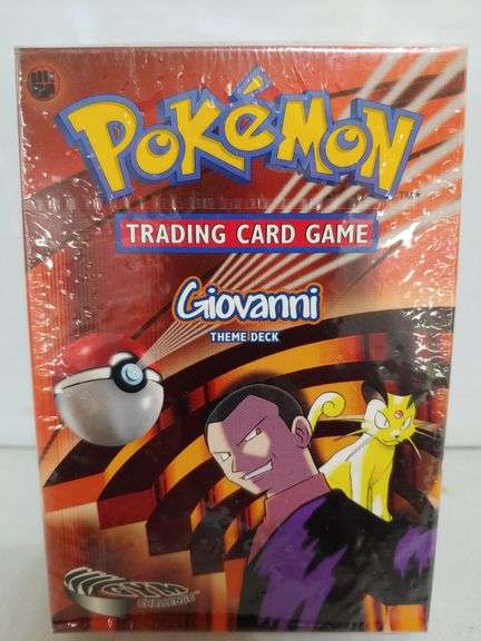 Pokemon Trading Card Game, Giovanni Theme Deck - W. Yoder Auction