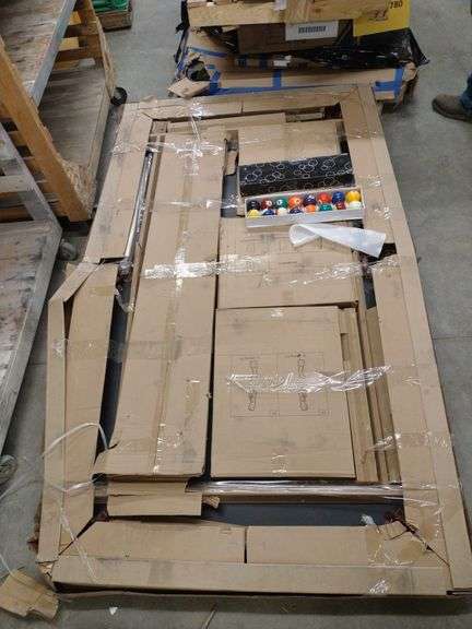 Brighton Billiard Table, Two 10 ft Rolling Score Game Tables - W. Yoder ...