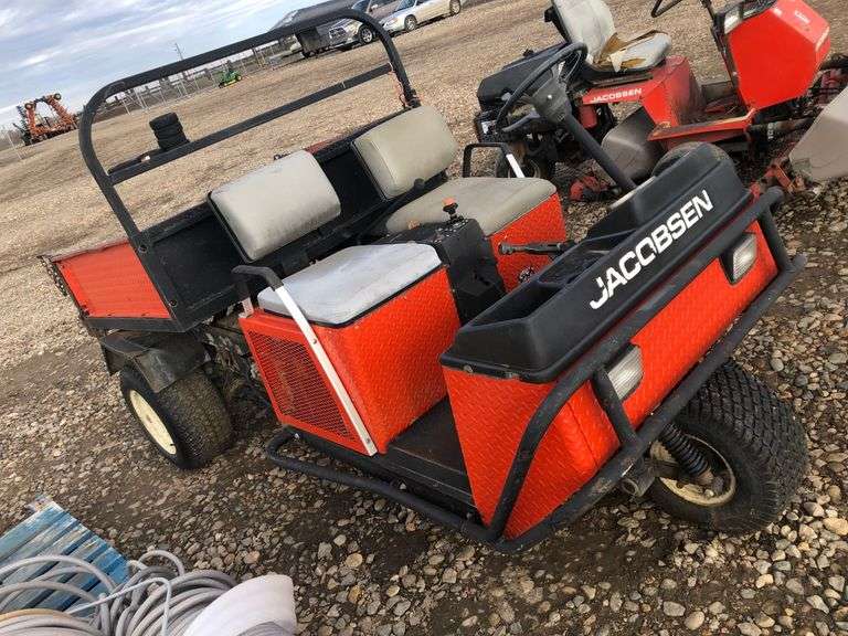 Jacobsen Utility Cart W/ Dump Box - Yorkton Auction Centre