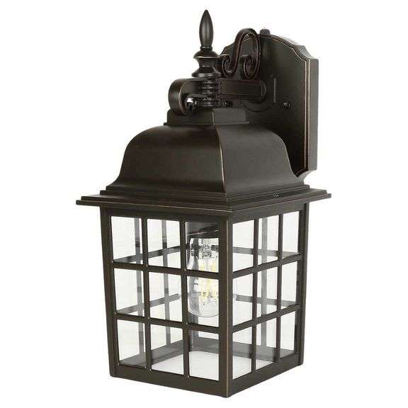 FEIT ELECTRIC LED OUTDOOR LANTERN / PORCH LIGHT ~ 15 IN HIGH ~ OIL ...