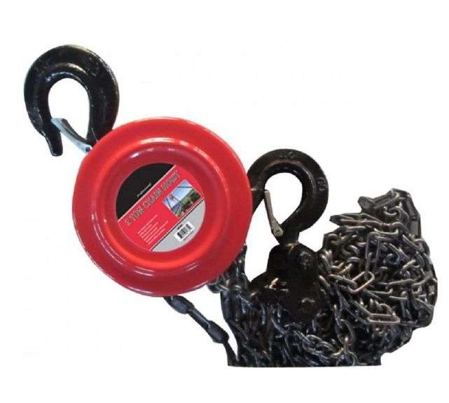 2 TON 10 FT CHAIN BLOCK HOIST & TACKLE CHAIN HOIST CH2000 - Yorkton ...