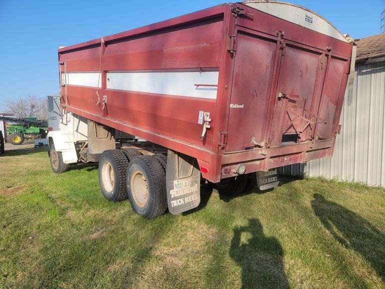 1980 FORD LN800 Tandem Axle Grain Truck N80KVJD8933 - Yorkton Auction ...
