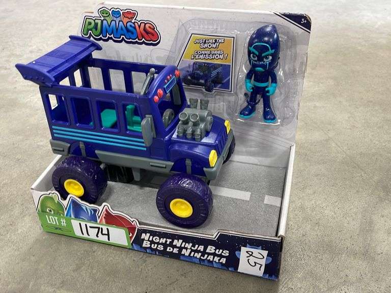 PJ MASKS DISNEY NIGHT NINJA BUS - Yorkton Auction Centre
