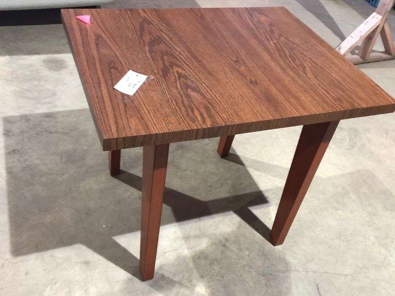 Wooden Table 3x3 Table - Yorkton Auction Centre