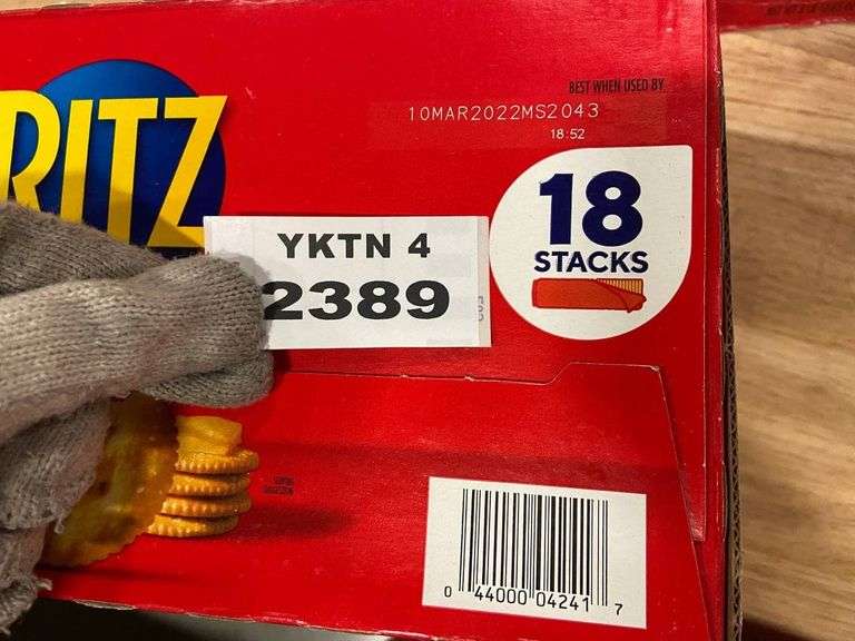 3X RITZ CRACKERS 18 PACK - Yorkton Auction Centre