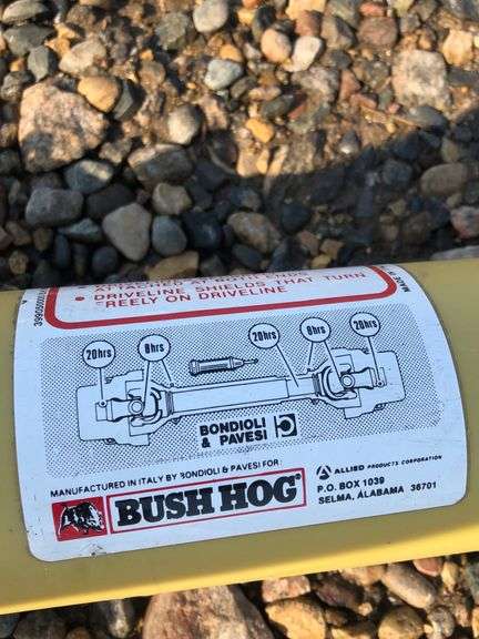 Bush hog PTO Shield - Yorkton Auction Centre