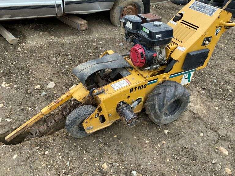 Vermeer rt100 trencher - Yorkton Auction Centre