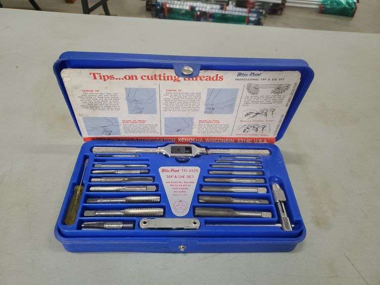 Blue Point tap and die set - Yorkton Auction Centre