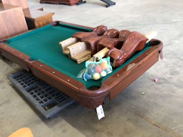Pocket Pool Table with set of balls - Yorkton Auction Centre