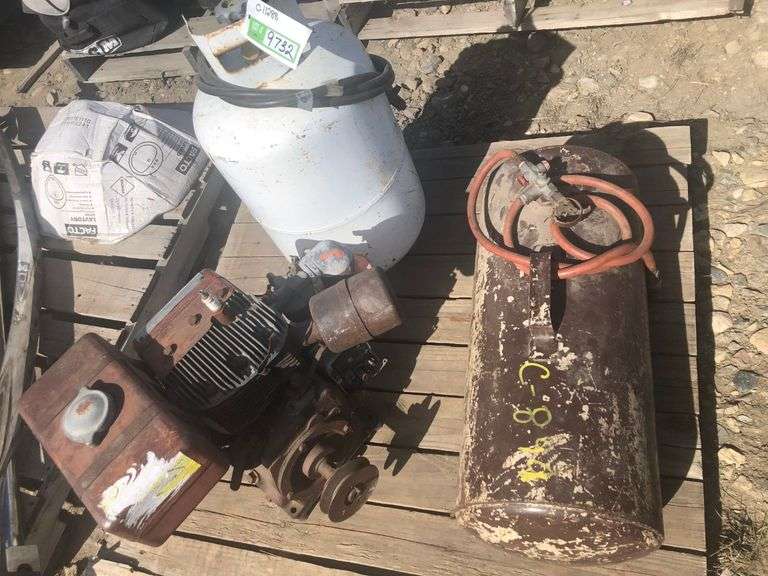 Propane Tank / Air Tank / Motor - Yorkton Auction Centre