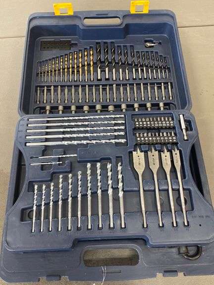 Mastercraft 100 Piece Corded Hammer Drill Set - Yorkton Auction Centre