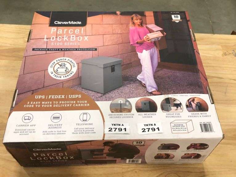 CLEVERMADE PARCEL LOCK BOX - Yorkton Auction Centre