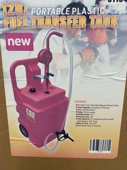 120L Portable Plastic Fuel Transfer Tank - Yorkton Auction Centre