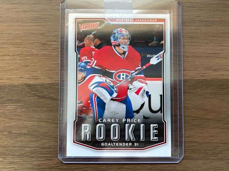 Carey Price Rookie Card - Yorkton Auction Centre