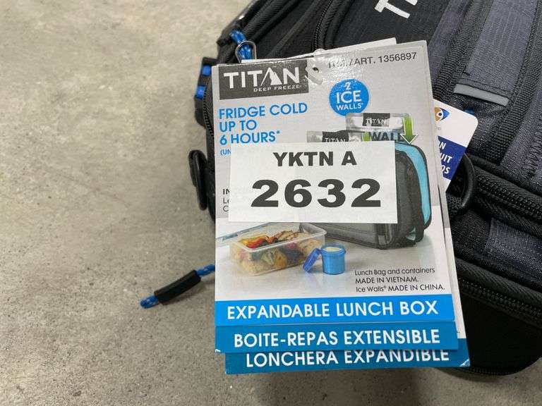 TITAN EXPANDABLE LUNCH BOX - Yorkton Auction Centre